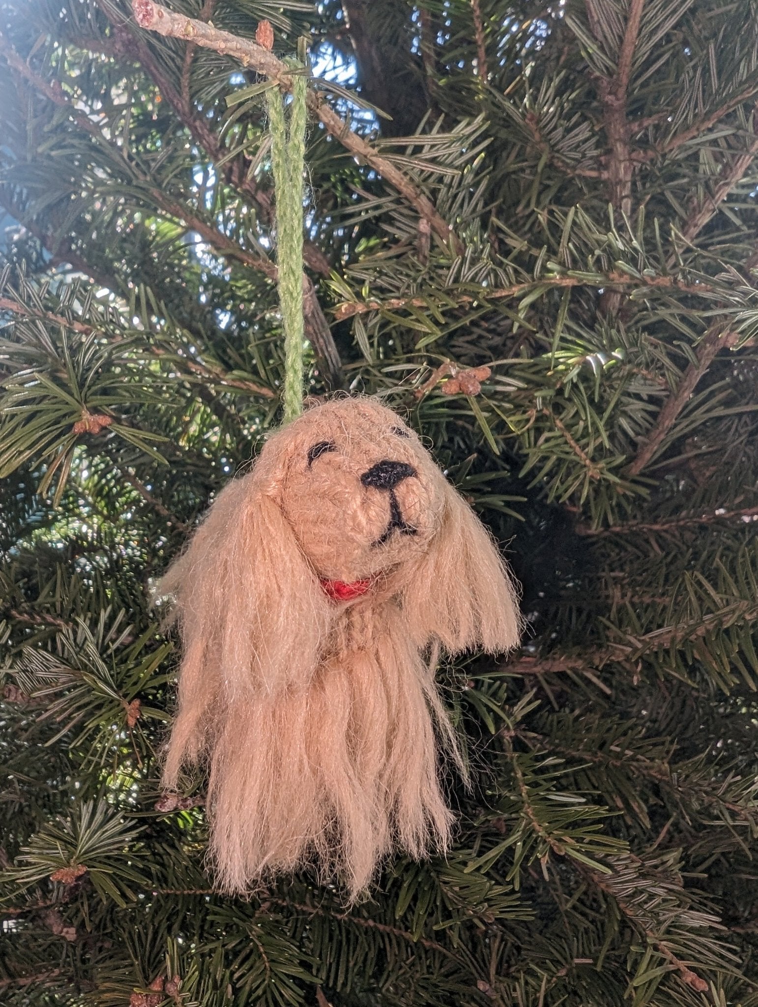 Cocker Spaniel Dog Hand Knit Christmas Ornament Arcadia Home – ARCADIA HOME