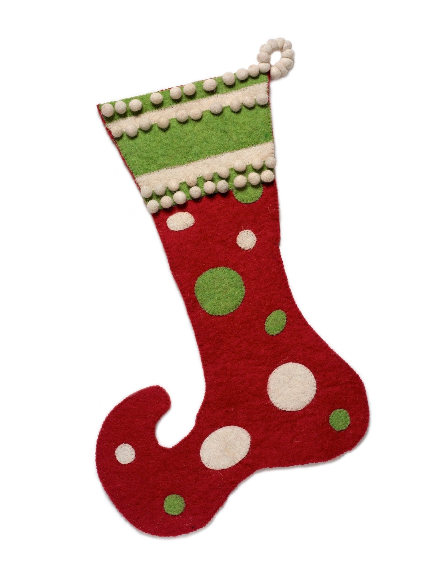 Jester Hand Felted Wool Christmas Stocking Arcadia Home – ARCADIA HOME
