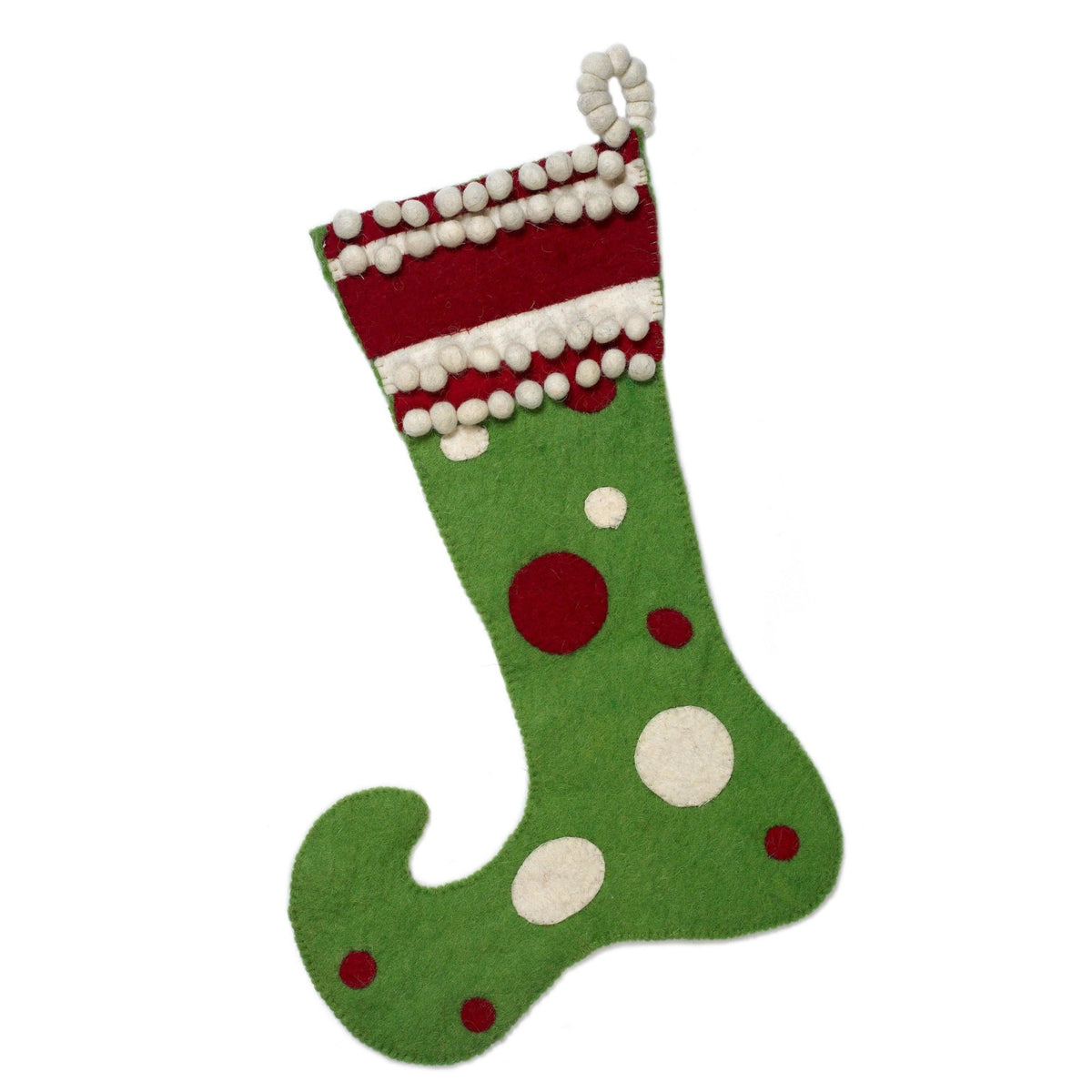 Jester Hand Felted Wool Christmas Stocking Arcadia Home – ARCADIA HOME