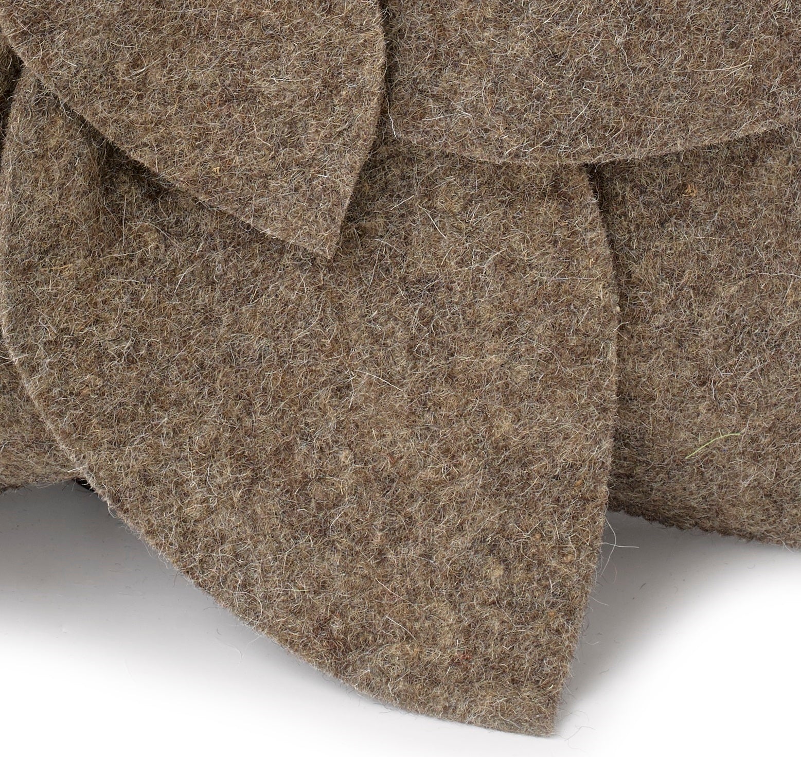 Hand Felted Wool Pillow - 3D Flower Gray Gray – 20" Arcadia Home ...